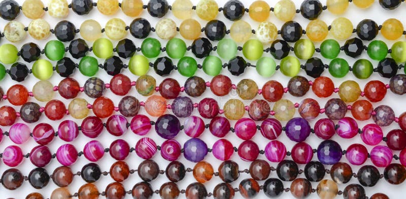 Texture of color beads stock image. Image of beads, stones - 206747663