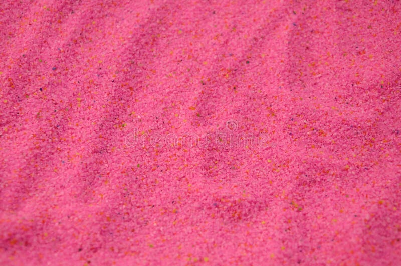 Texture of a Colored Granular Sand Close Up. Pink Grains Stock Photo ...