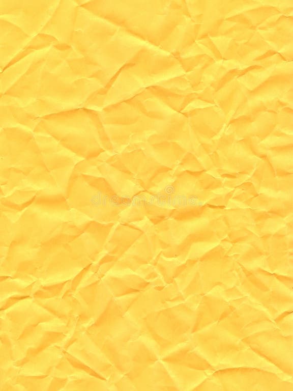 Texture of Colored Paper, Ocher Crumpled Sheet of Paper Stock Photo ...