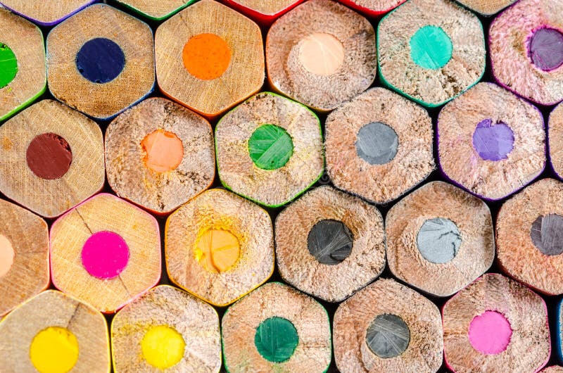 Texture of colored pencils stock photo. Image of dots - 56687366