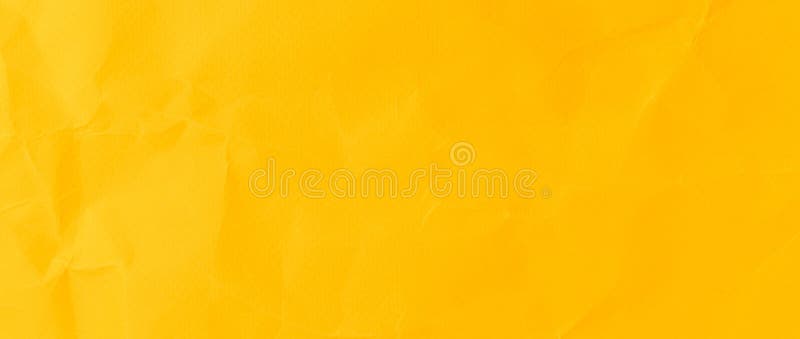 Texture Colorful Crumpled Yellow Blank Paper Background Stock Image ...