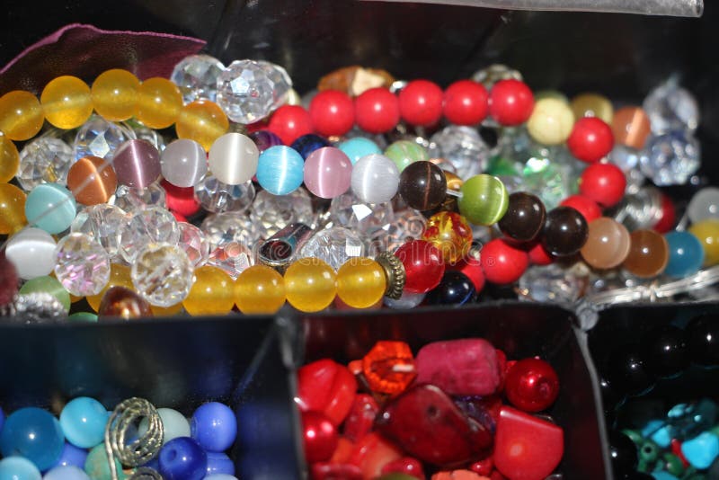 Texture of Colorful Gem Stones of Different Colors Stock Image - Image ...