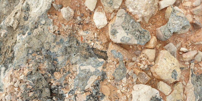 Stone. Texture of Colorful Mediterranean Stone on the Shore Stock Photo ...