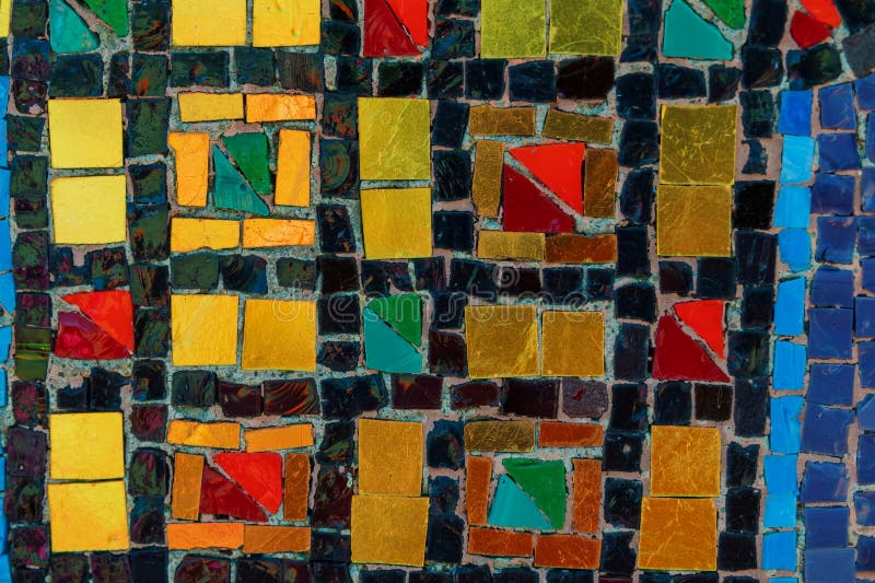 Texture of Colorful, Mottled Tiles. Background from Colorful Tile ...