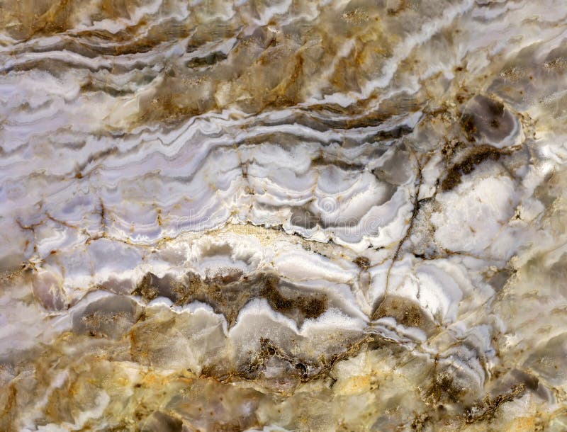 Texture of a Colorful Natural Stone with Layer Structure As a ...