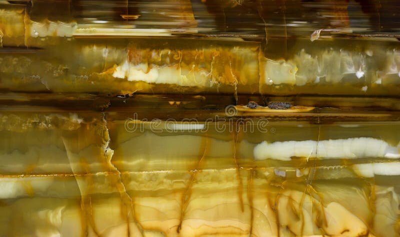 Texture of a Colorful Natural Stone with Layer Structure As a ...