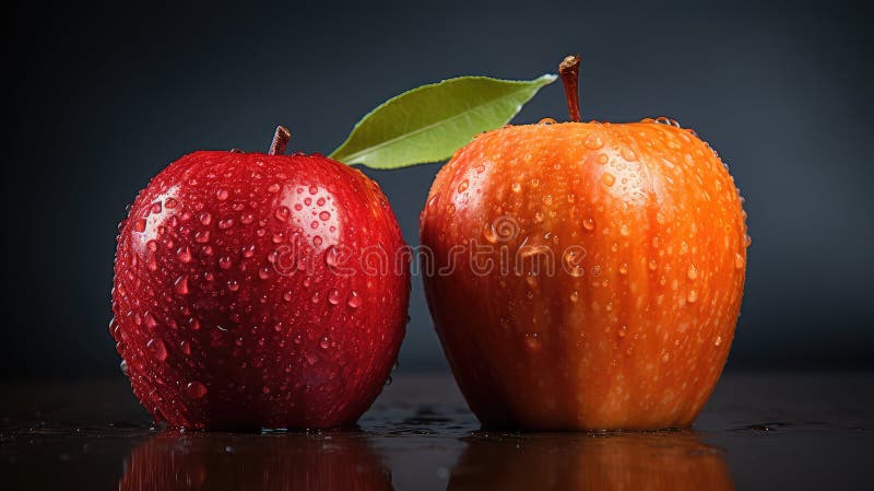 Texture Comparing Apples To Oranges Stock Illustration - Illustration ...