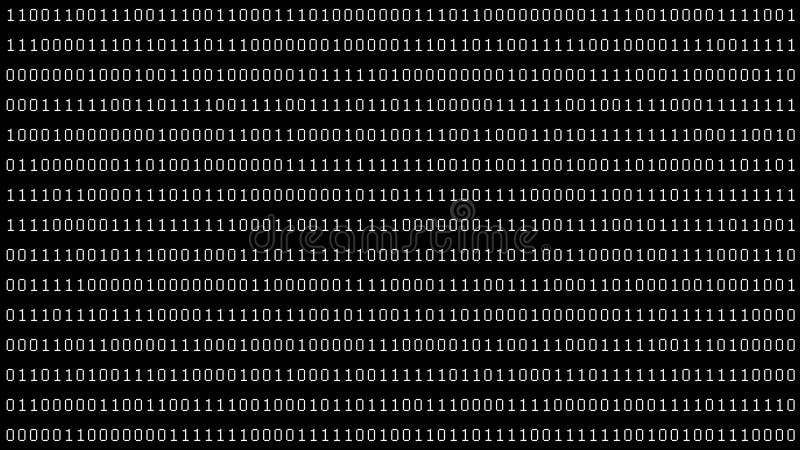 Texture Composed By A Sequence Of Zero And One Number Technical Environment Programming Binary