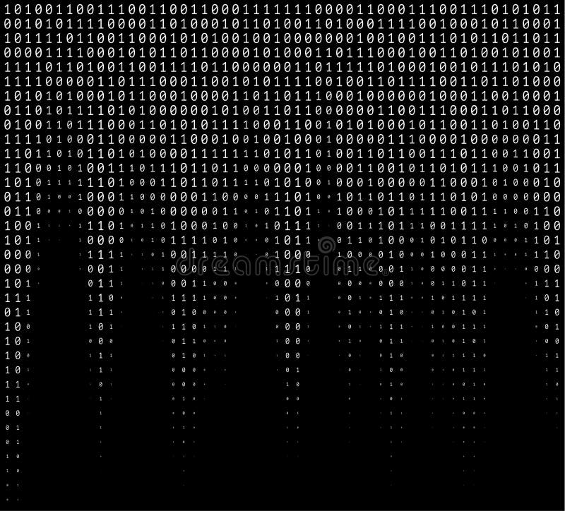 Binary Numbers Texture stock vector. Illustration of abstract - 107379323