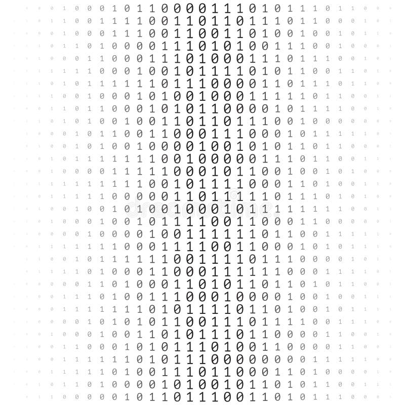 Binary Numbers Texture stock vector. Illustration of internet - 107379503