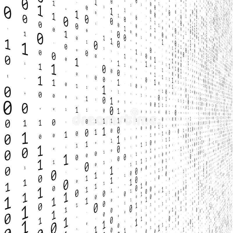 Binary Numbers Texture stock vector. Illustration of computer - 107379561