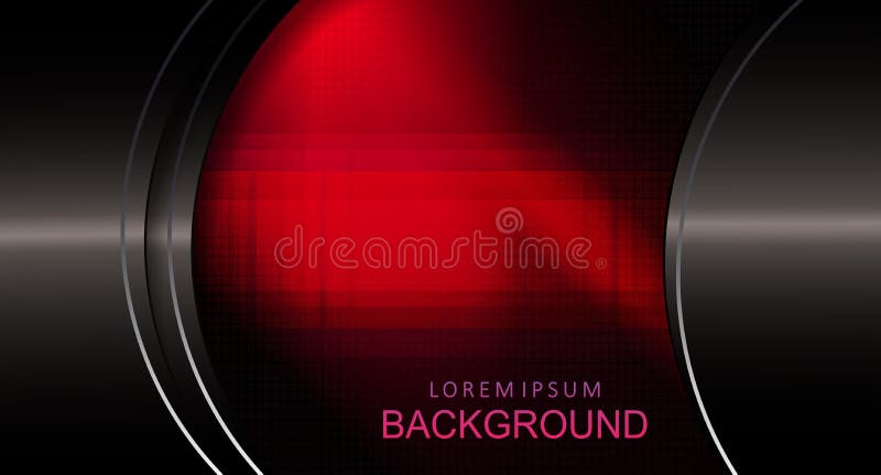 Texture Composition with a Gradient of Red, Semicircular Gray Curtains ...