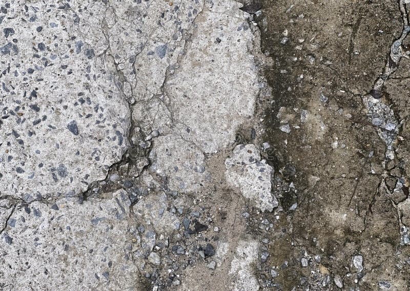 The Texture of the Concrete is from a Large Crack Stock Photo - Image ...