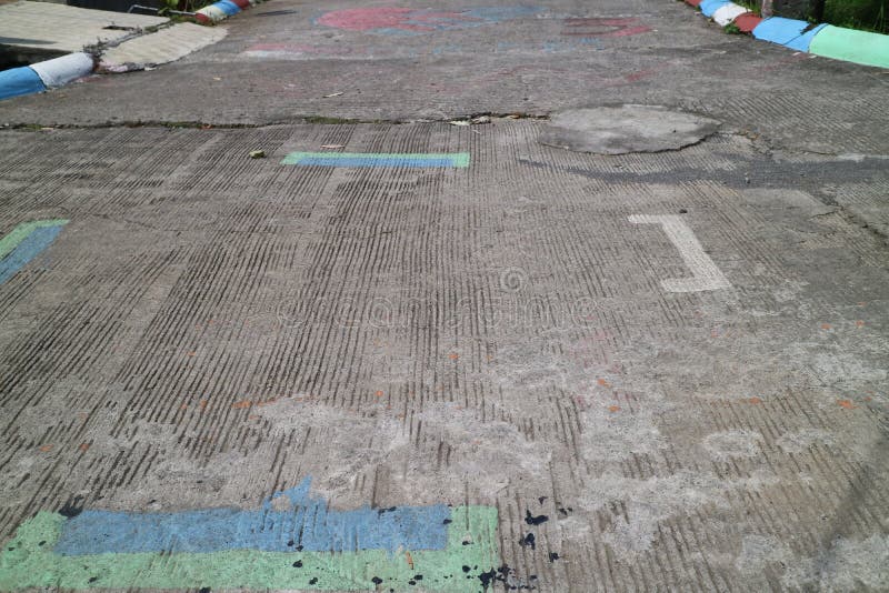 A texture of concrete road stock photo. Image of backdrop - 257787264