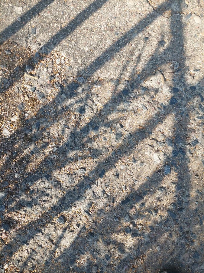 The Texture of Concrete and Stone with Shadows of Parallel Lines and ...