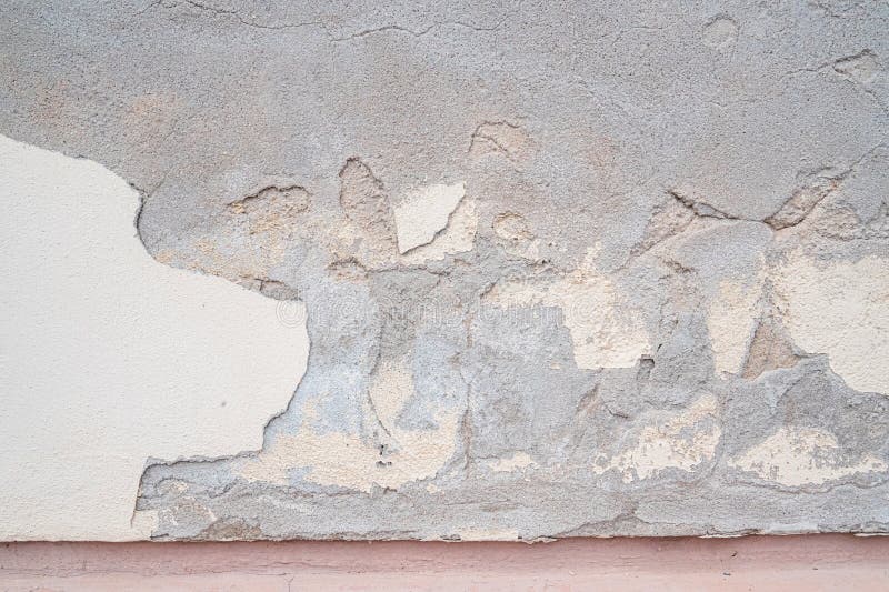 Texture of Concrete Wall with Decayed Plaster Stock Photo - Image of ...