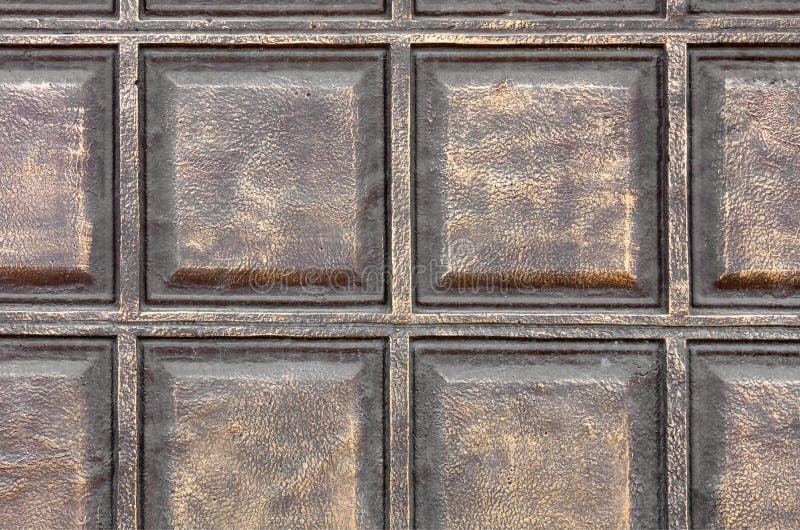 The Texture of the Concrete Wall Under the Stylization of Bronze Metal ...