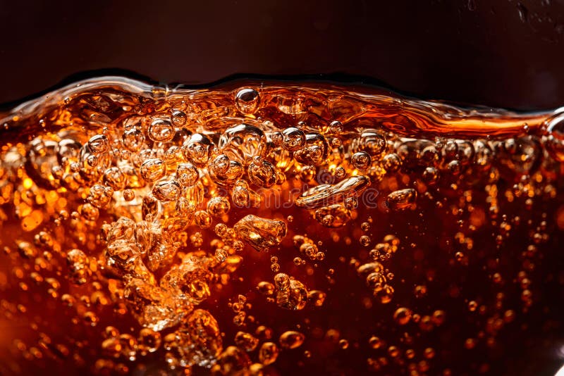 Texture of Cooling Summer`s Drink Stock Image - Image of brown ...
