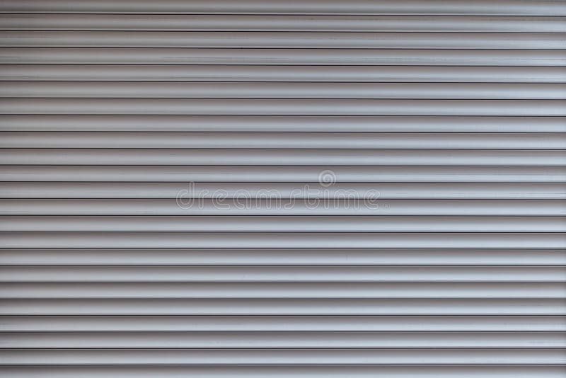 Texture of Corrugated Metal Sheet, White or Grey Slide Door Old Roller ...