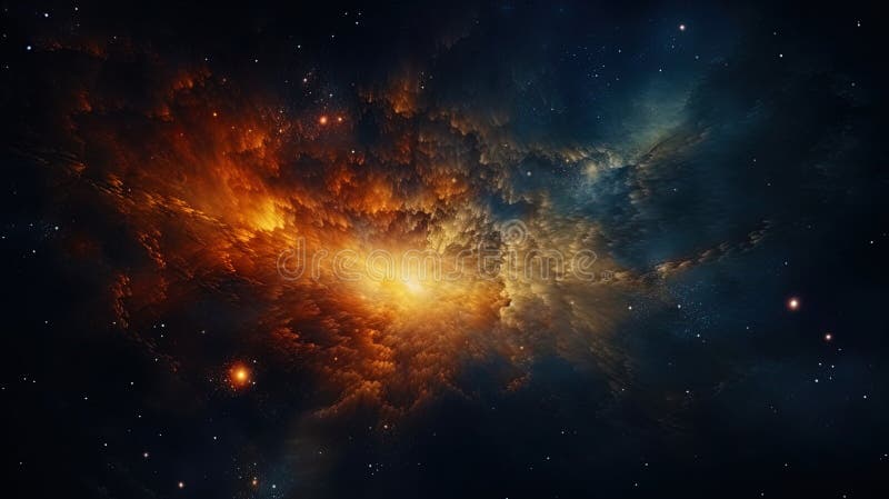 The Texture of Cosmic Endlessness with Galactic Spiral Forms Stock ...