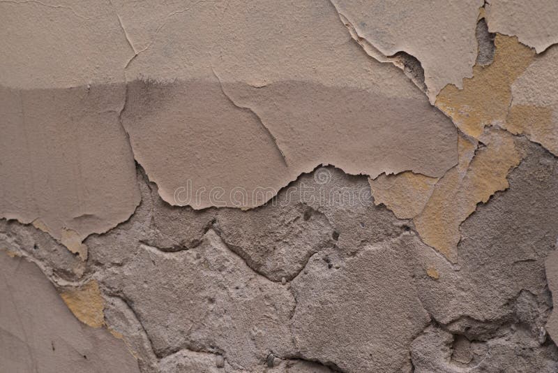 Texture of Cracked Plaster on the Wall. Cracked Plaster. Background ...