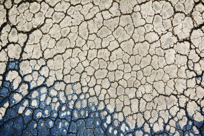 Texture of Cracked Plastic on Corroded Old Shoe Surface Stock Image ...