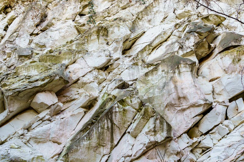 Texture Cracked Rock Formation Rock in the Wild. Background with Copy ...