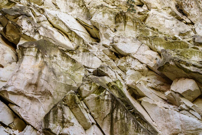 Texture Cracked Rock Formation Rock in the Wild. Background with Copy ...