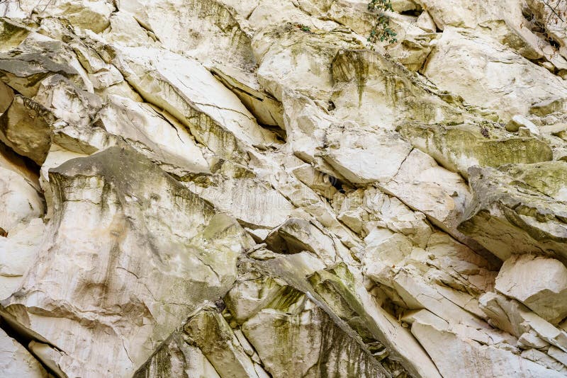 Texture Cracked Rock Formation Rock in the Wild. Background with Copy ...