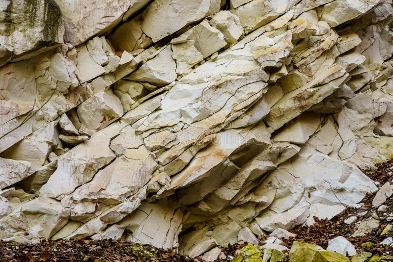 Texture Cracked Rock Formation Rock in the Wild. Background with Copy ...