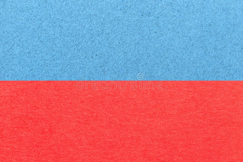 Texture of Craft Light Blue and Red Paper Background, Half Two Colors ...