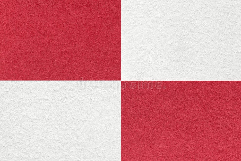 Texture of Craft White and Red Paper Background with Cells Pattern ...