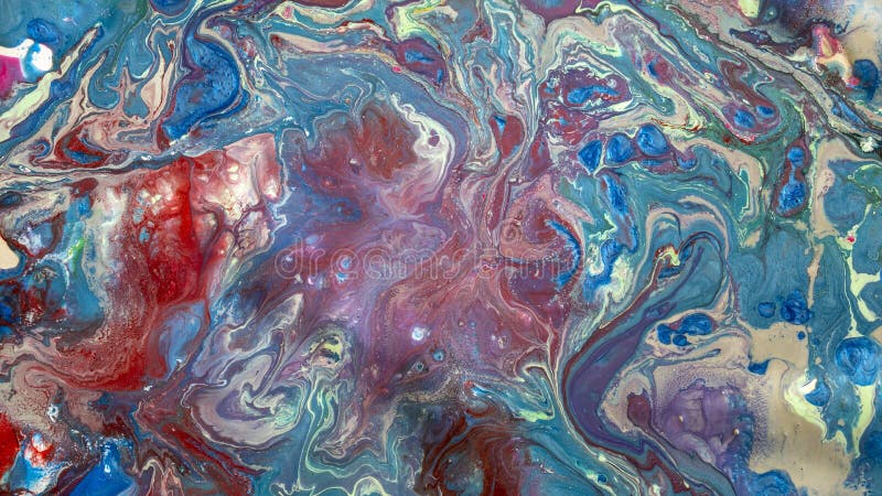 Texture Created with Paint of Vibrant and Diverse Colors that Create an ...