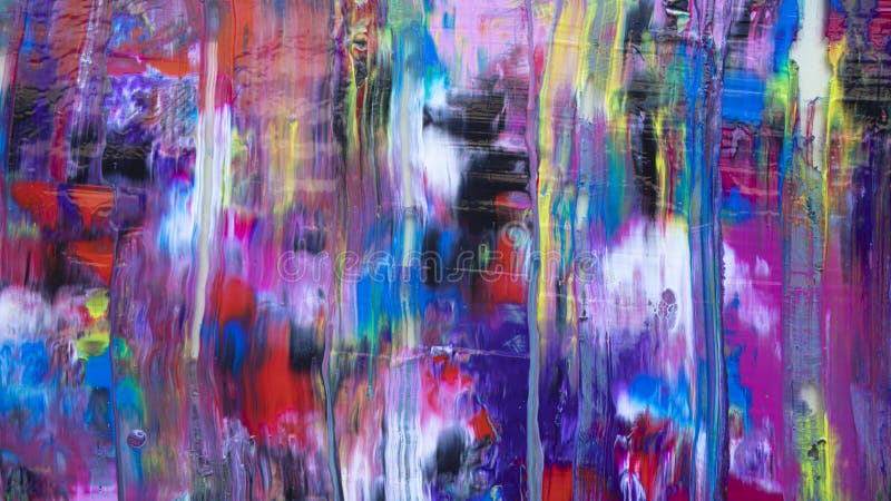 Texture Created with Paint of Vibrant and Diverse Colors Stock Photo ...