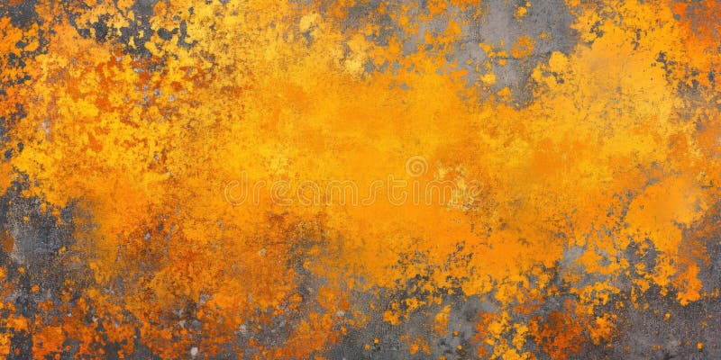 Texture Creates an Abstract Art with Gold Accents and Concrete Stock ...