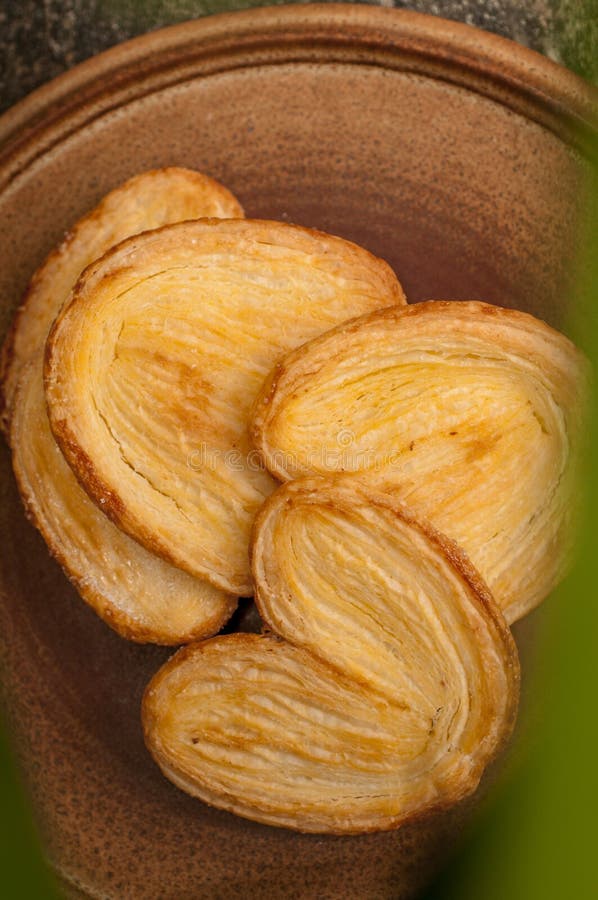 Texture, Crisp, Biscuits, Puff Pastry, Butterfly Pie Stock Photo ...