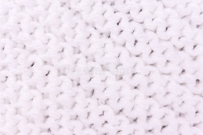 Texture Knitting for White Color Stock Image - Image of soft, knit ...