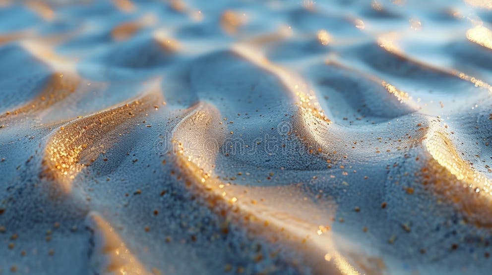 Texture of Crumbly Dry Sand Shaped by the Wind Stock Photo - Image of ...