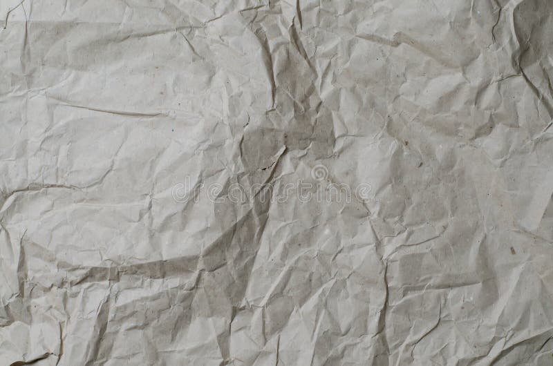 Texture of Crumpled Old Paper Top View for Background Stock Photo ...