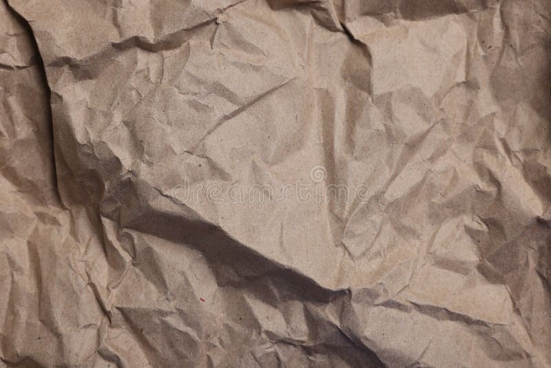 Texture of Crumpled Parchment Paper As Background, Top View Stock Image ...
