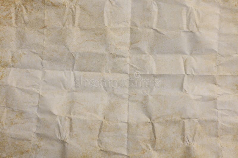 Texture of Crumpled Parchment Paper As Background, Top View Stock Image ...