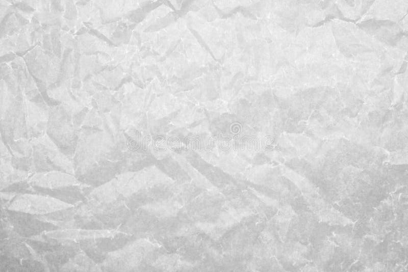 Texture of Crumpled White Baking Paper As Background, Top View Stock ...