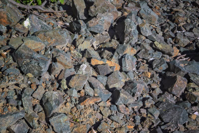 The Texture of Crushed Granite Close-up. Granite Gravel Texture Stock ...