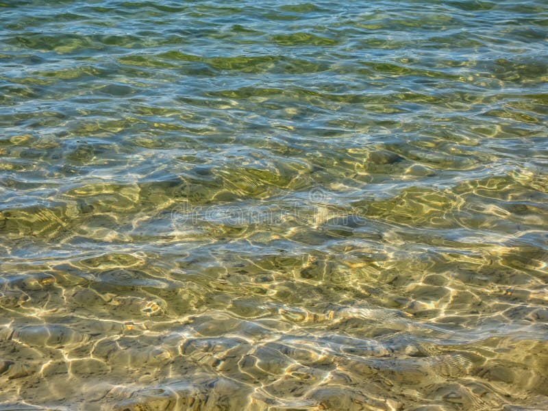 Texture of Crystal Clear Light Blue Transparent Water with Fine White ...