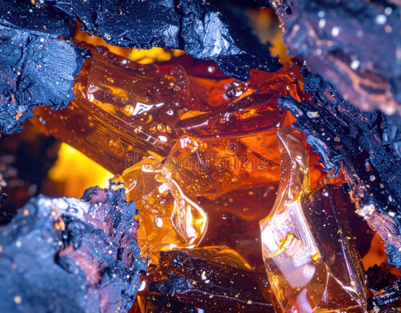 Texture of Crystallized Honey Soaked into Still Life Composition Stock ...