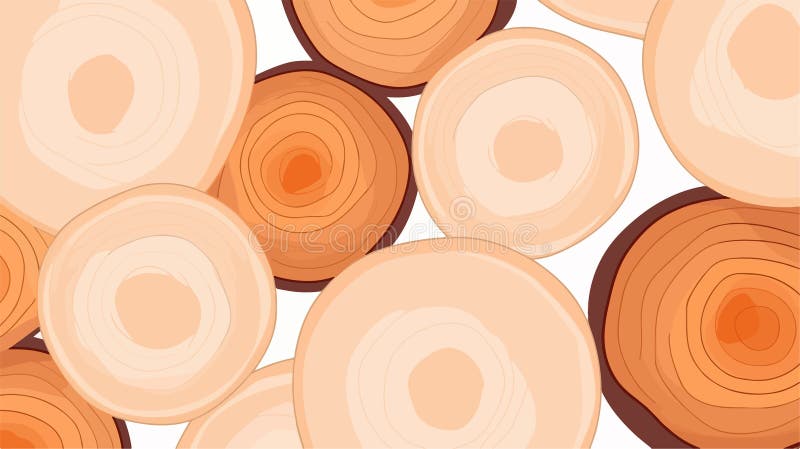 Texture of Cut Tree Trunks stock vector. Illustration of vector - 344788446