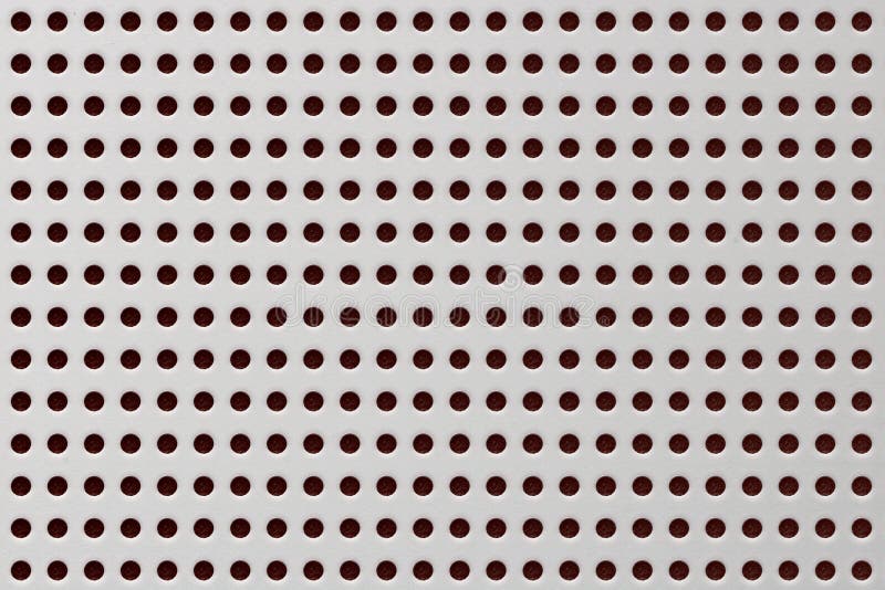 Texture of Cutting Hole White Plastic or Drilling Holes on Canvas ...