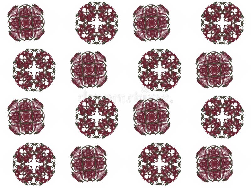Texture with 3D Rendering Abstract Fractal Maroon Pattern Stock ...