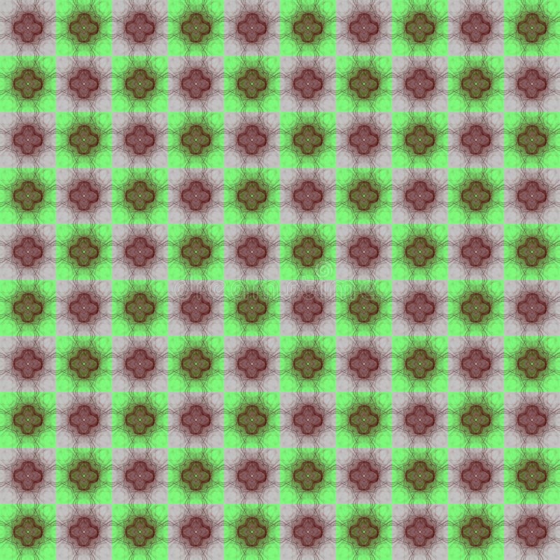 Texture With 3d Rendering Abstract Fractal Pattern Stock Illustration