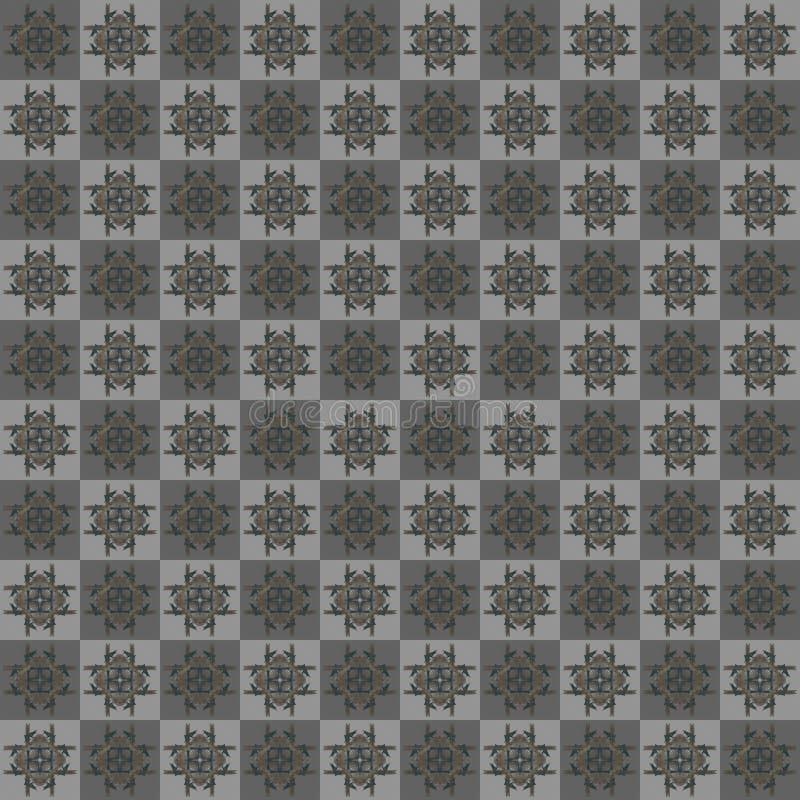Texture With 3d Rendering Abstract Fractal Pattern Stock Illustration